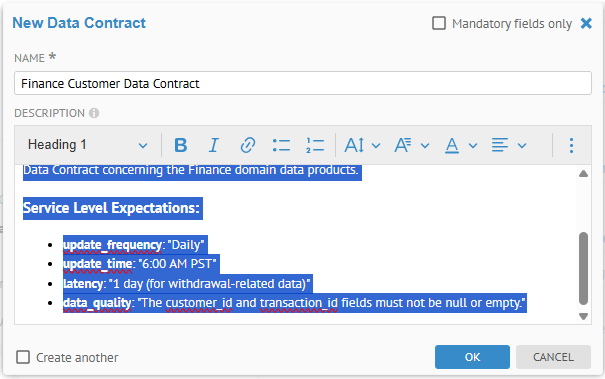 Using Data Products - Meta Integration Metadata Management | MetaKarta | Documentation
